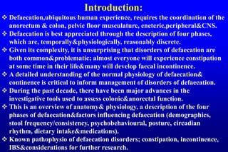 Git j club defecation physiology &disorders21 | PPT