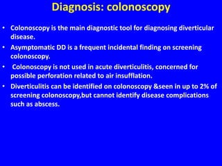 GIT j club diverticulosis16. | PPTX