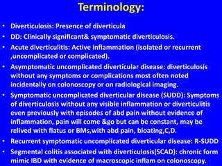 GIT j club diverticulosis16. | PPTX