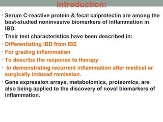 Git j club IBD biomarkers. | PPT
