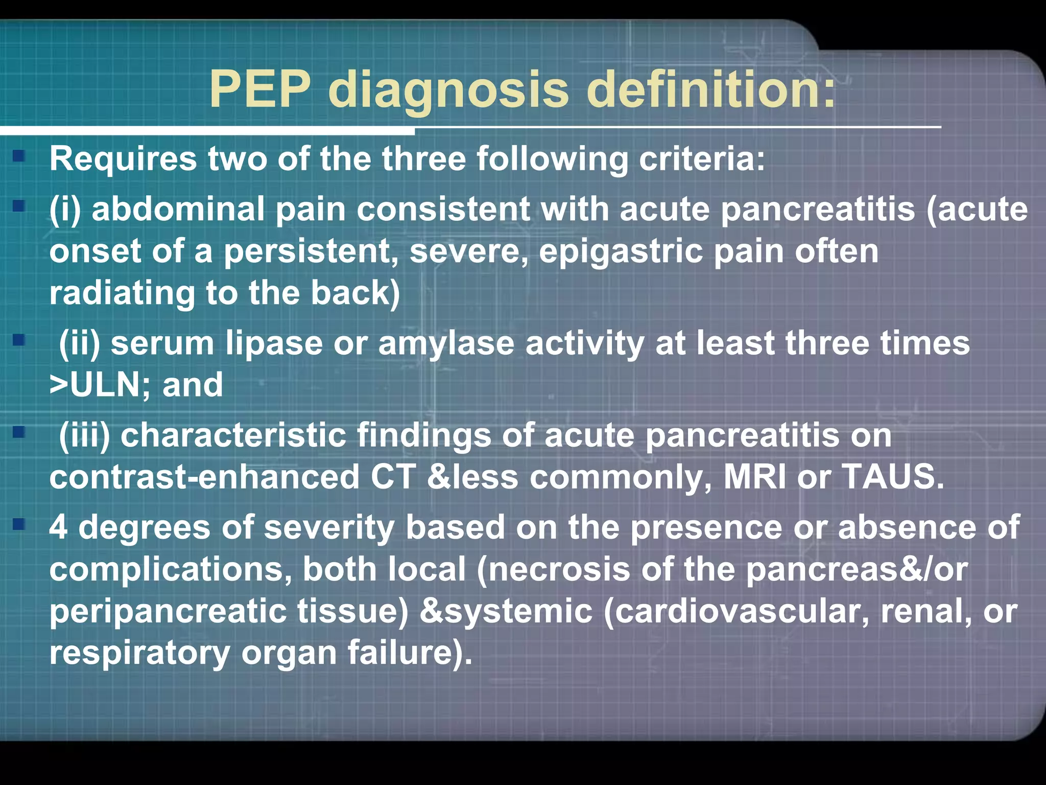GIT Kurdistan Board GEH Journal club: Post ERCP Pancreatitis prophylaxis. | PPTX | Digestive ...