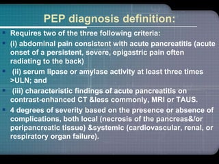 GIT Kurdistan Board GEH Journal club: Post ERCP Pancreatitis ...