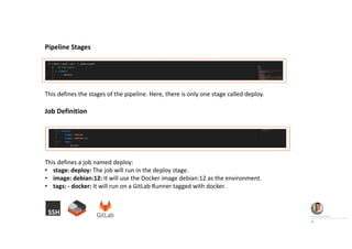 Gitlab CI/CD with LXC Container and ssh. | PDF
