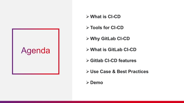 Introduction To Gitlab Cicd Presentationpptx Technology And Computing