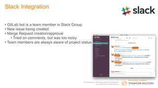 Thomson Reuters, TMS: Workflow in GitLab | PPT