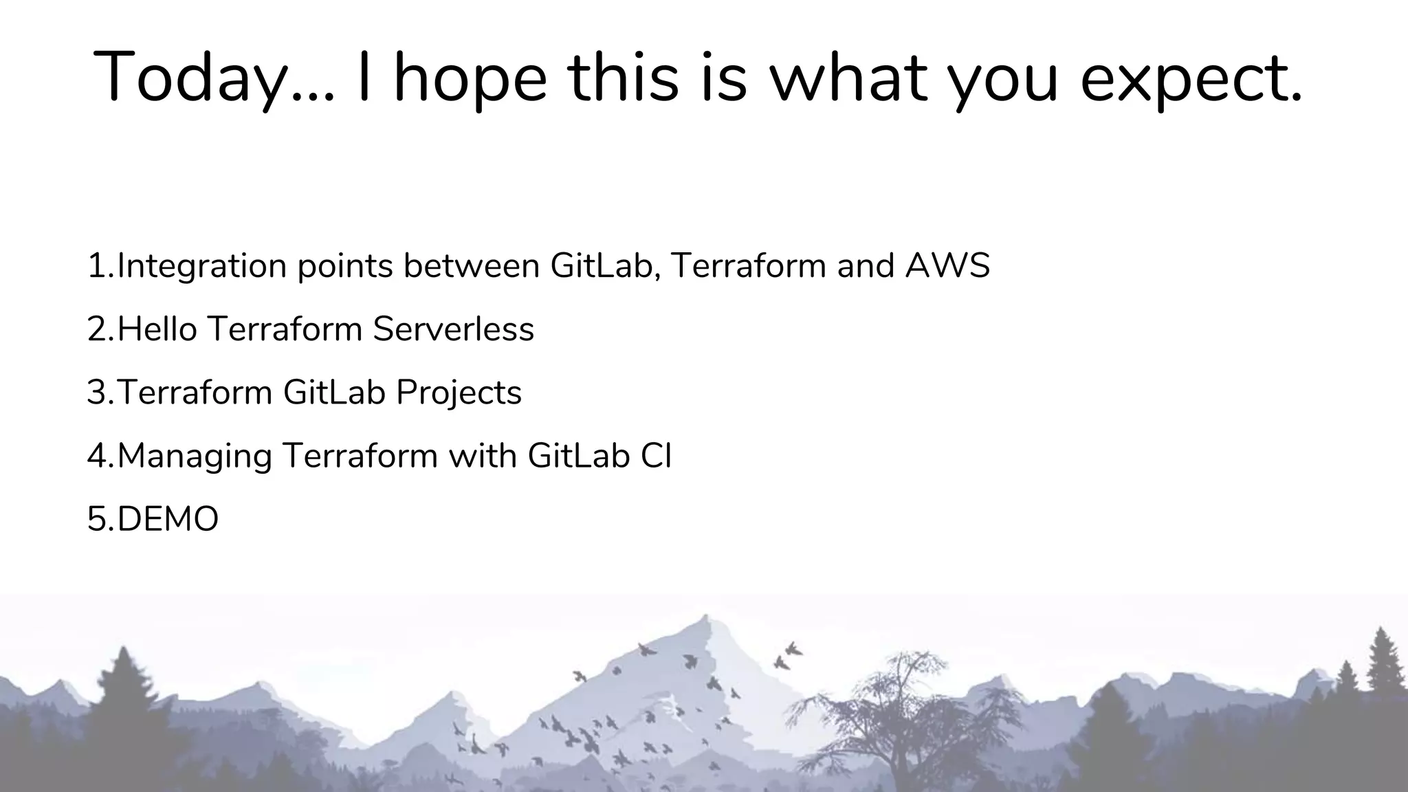 GitLab, AWS and Terraform: The Perfect Combination | PPT