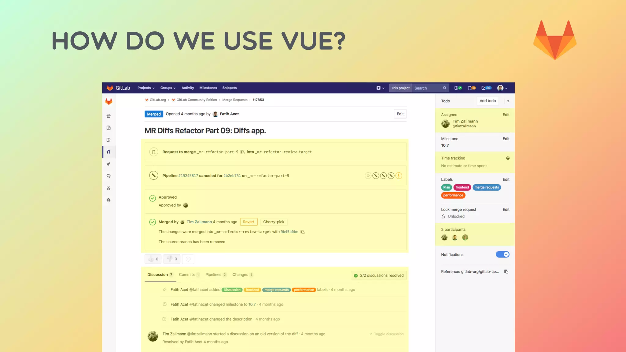 Evolution of GitLab Frontend | PPT
