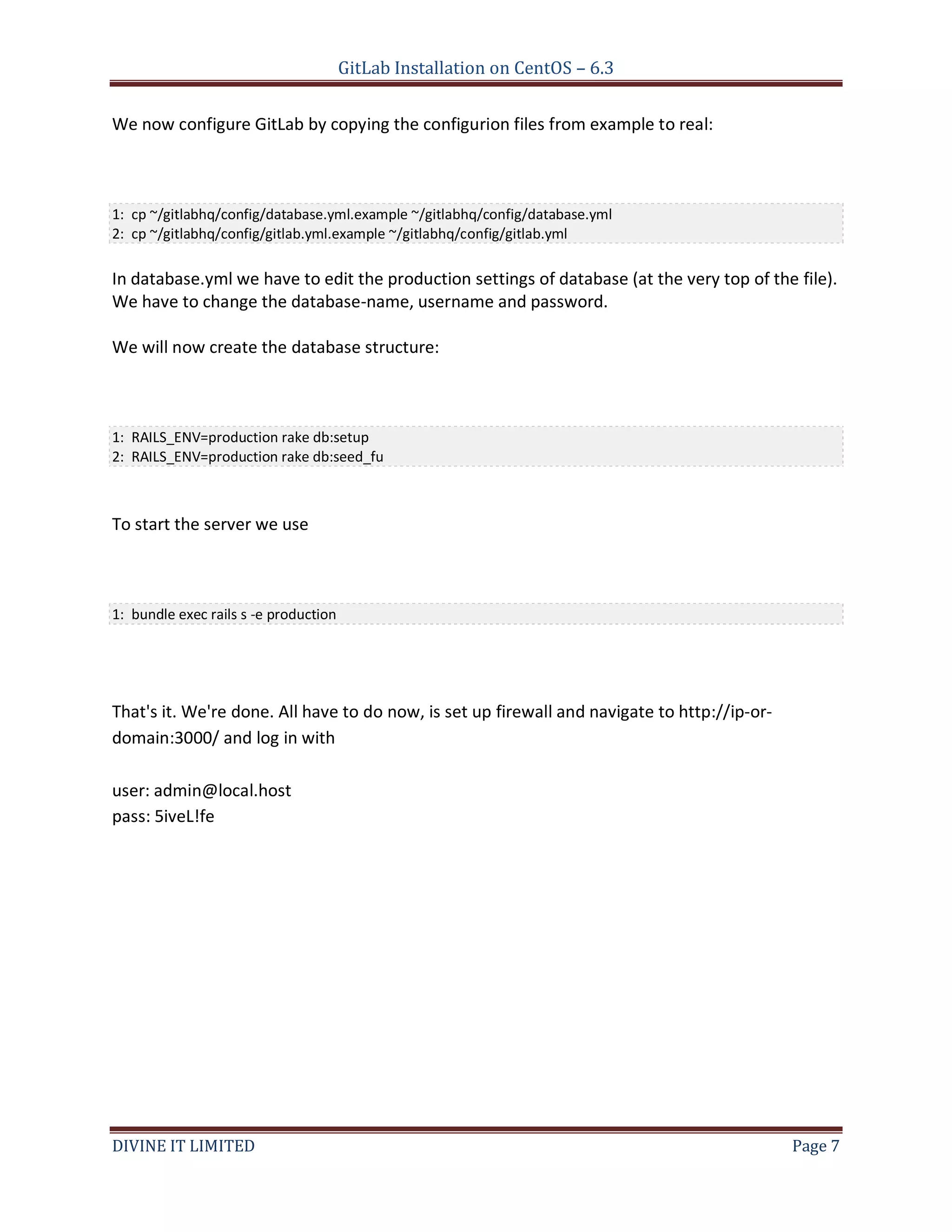 Gitlab installation | PDF | Programming Languages | Computing