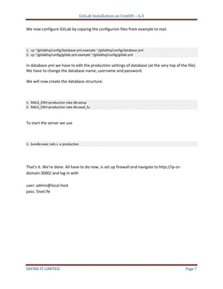 Gitlab installation | PDF