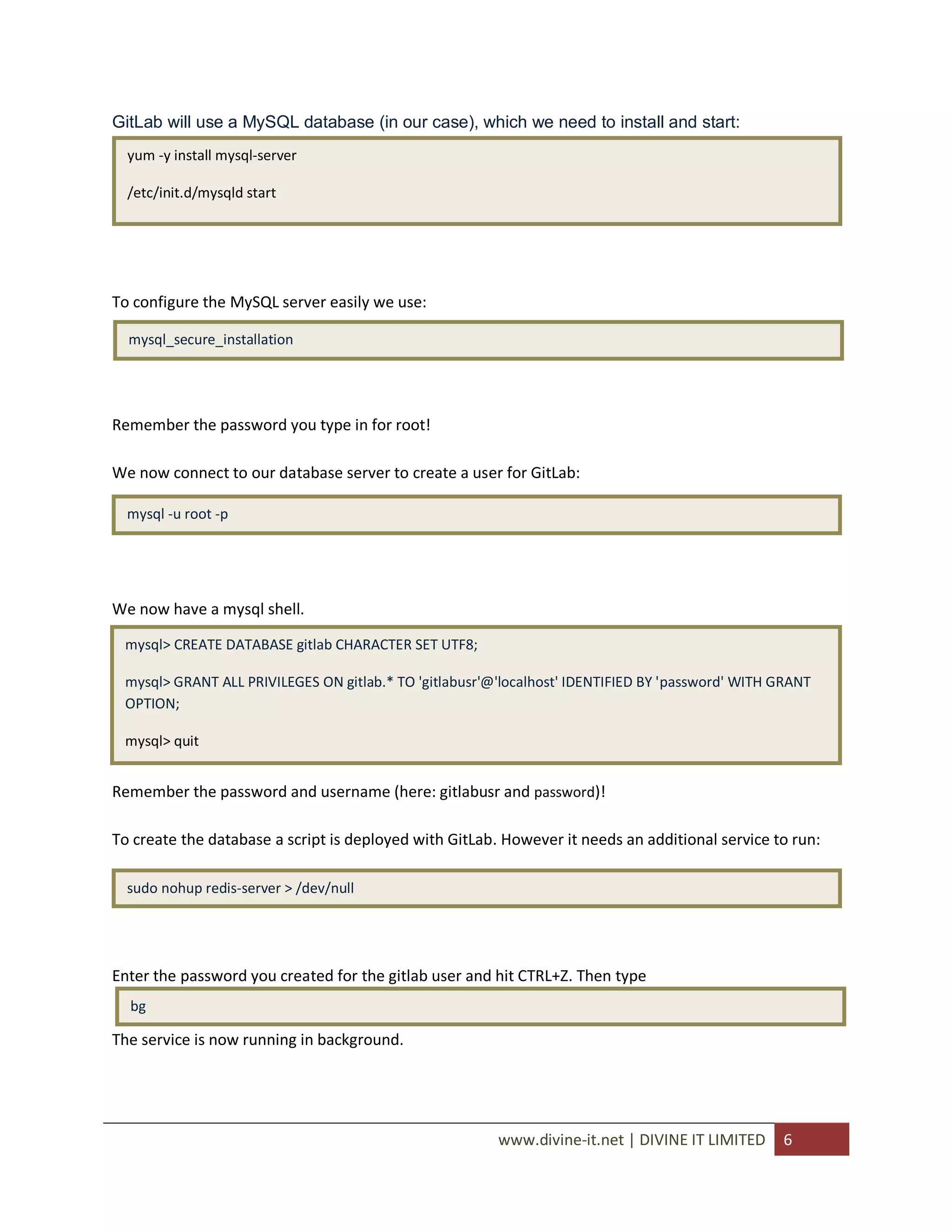 Git lab installation guide | PDF | Programming Languages | Computing
