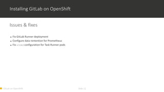 GitLab on OpenShift | PPT