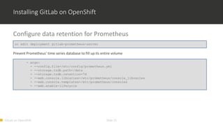 GitLab on OpenShift | PPT