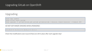 GitLab on OpenShift | PPT