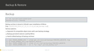 GitLab on OpenShift | PPT
