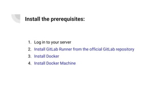 Gitlab runner in aws | PPT