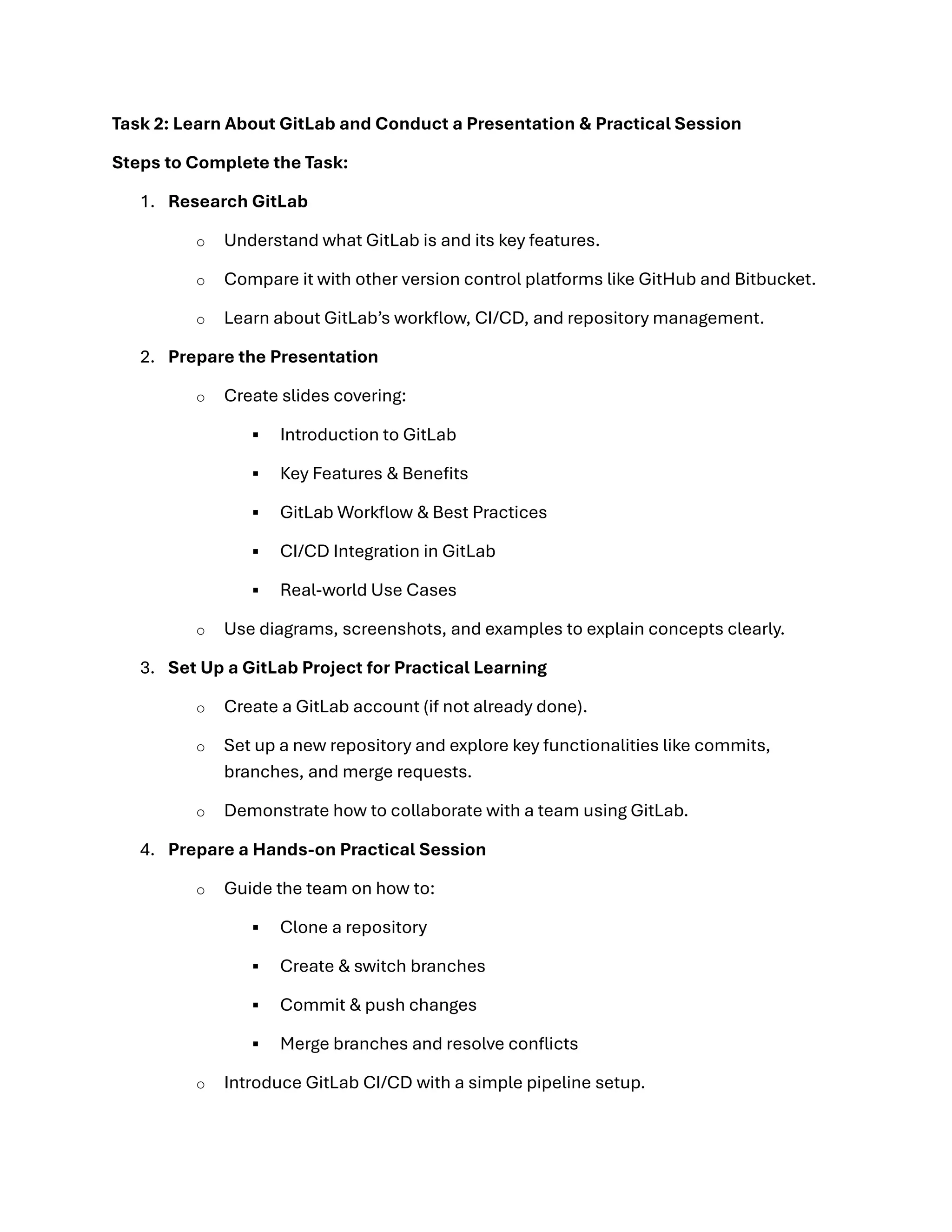 Understand the Gitlab_presentation_task.pdf