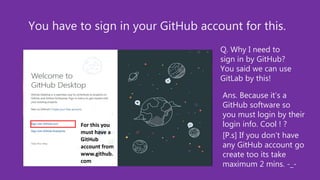 Gitlab with github desktop | PPTX