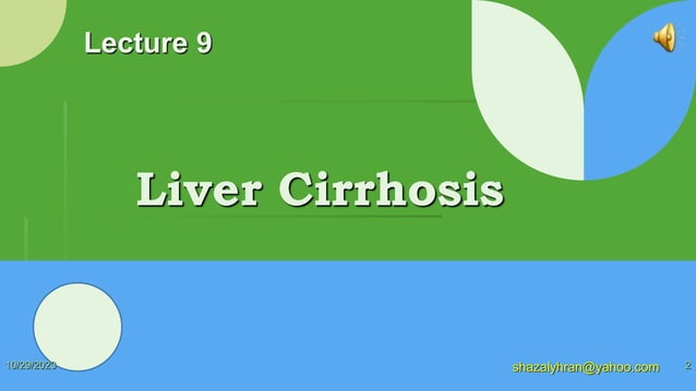 GIT LECTURE 9 liver cirhosis.pptx