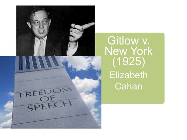 Gitlow v. New York | PPT