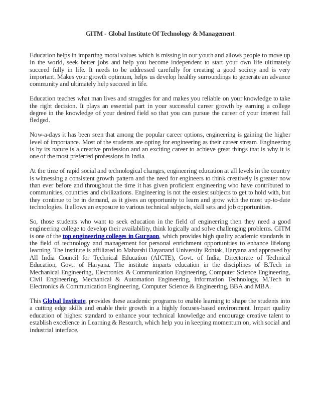 Gitm Global Institute Of Technology And Management
