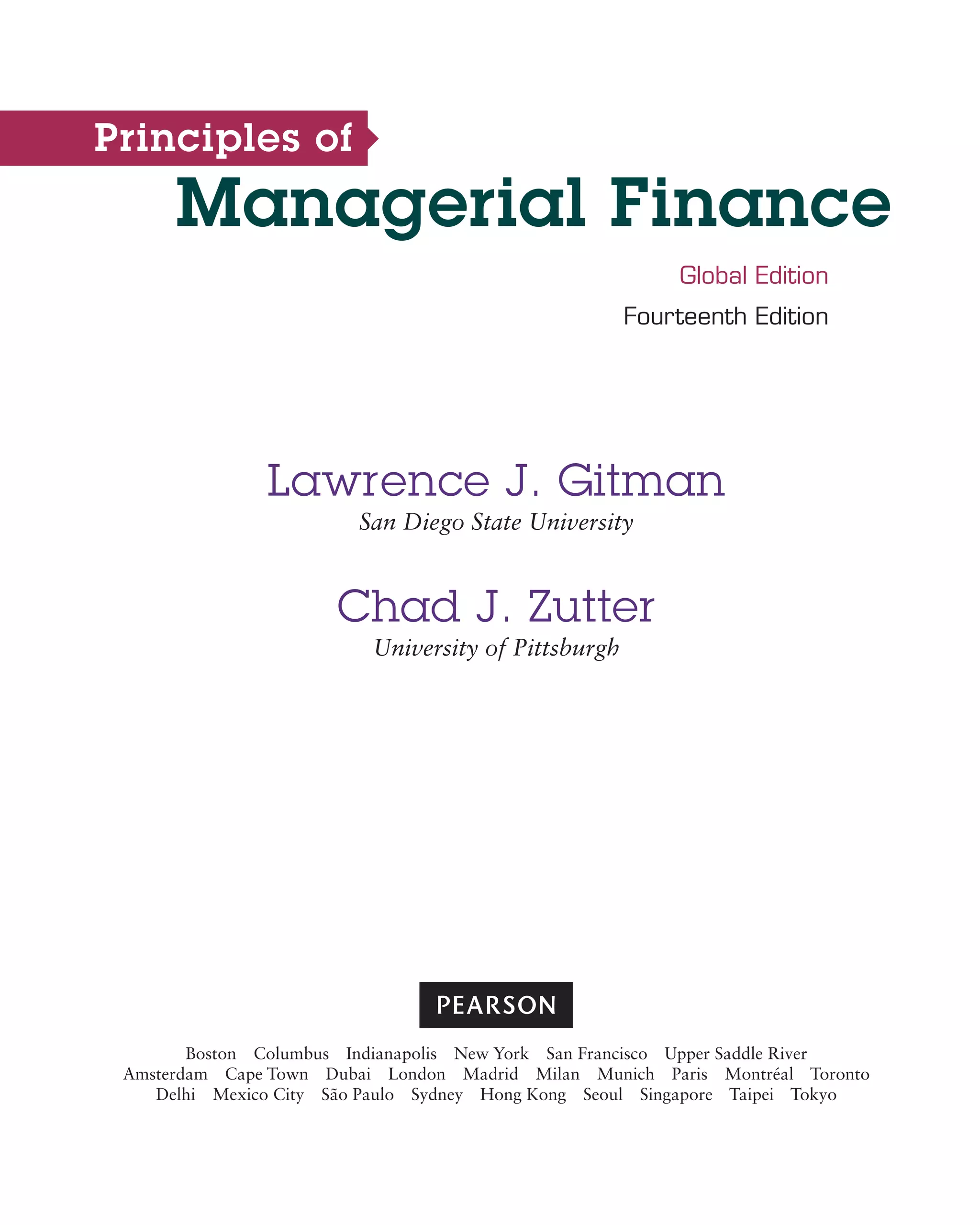 Gitman, Lawrence J._ Zutter, Chad J. - Principles of Managerial Finance ...