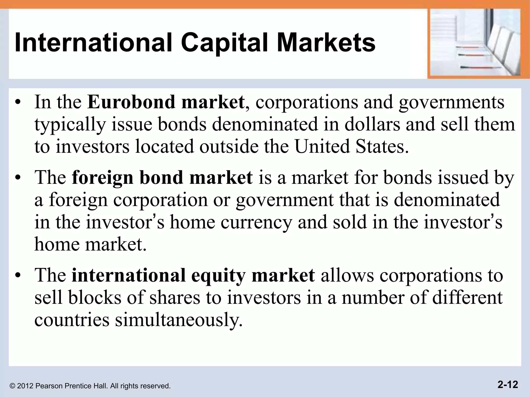 The Financial Market Environment | PPT