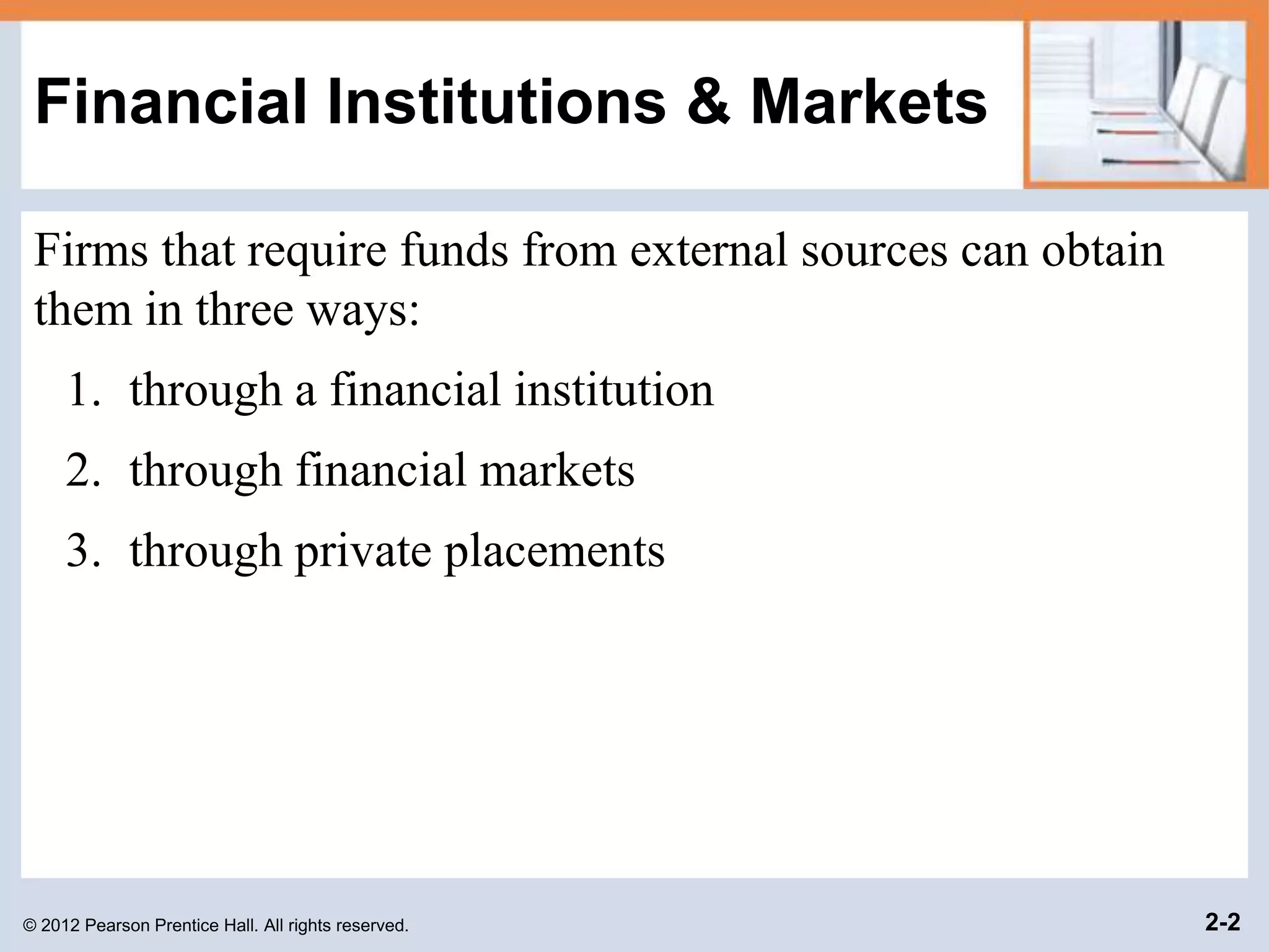 The Financial Market Environment | PPT