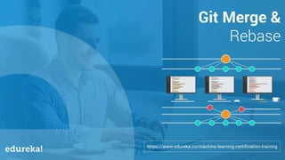 Git Merge and Rebase | Git Merge vs Rebase | Which One to Choose? | Devops Training | Edureka | PPT