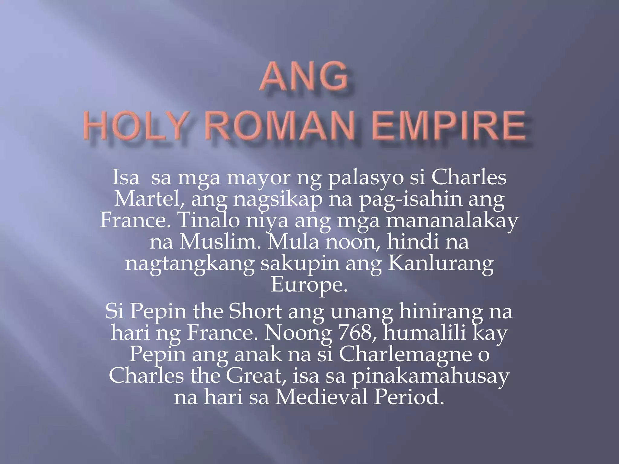 Gitnang panahon (Medieval Period) | PPTX