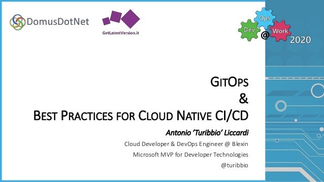 GitOps and Best Practices for Cloud Native CI/CD