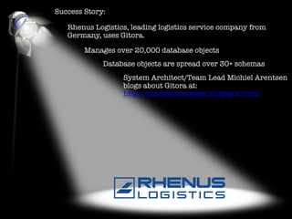 Gitora, Version Control for PL/SQL | PDF