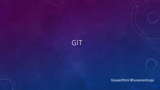 Git overview | PPTX