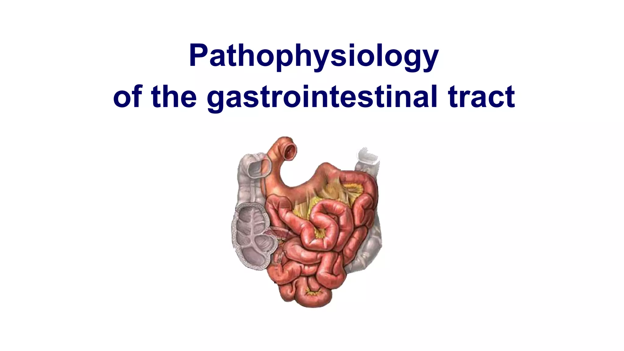 Pathophysiology of the gastrointestinal tract | PPT