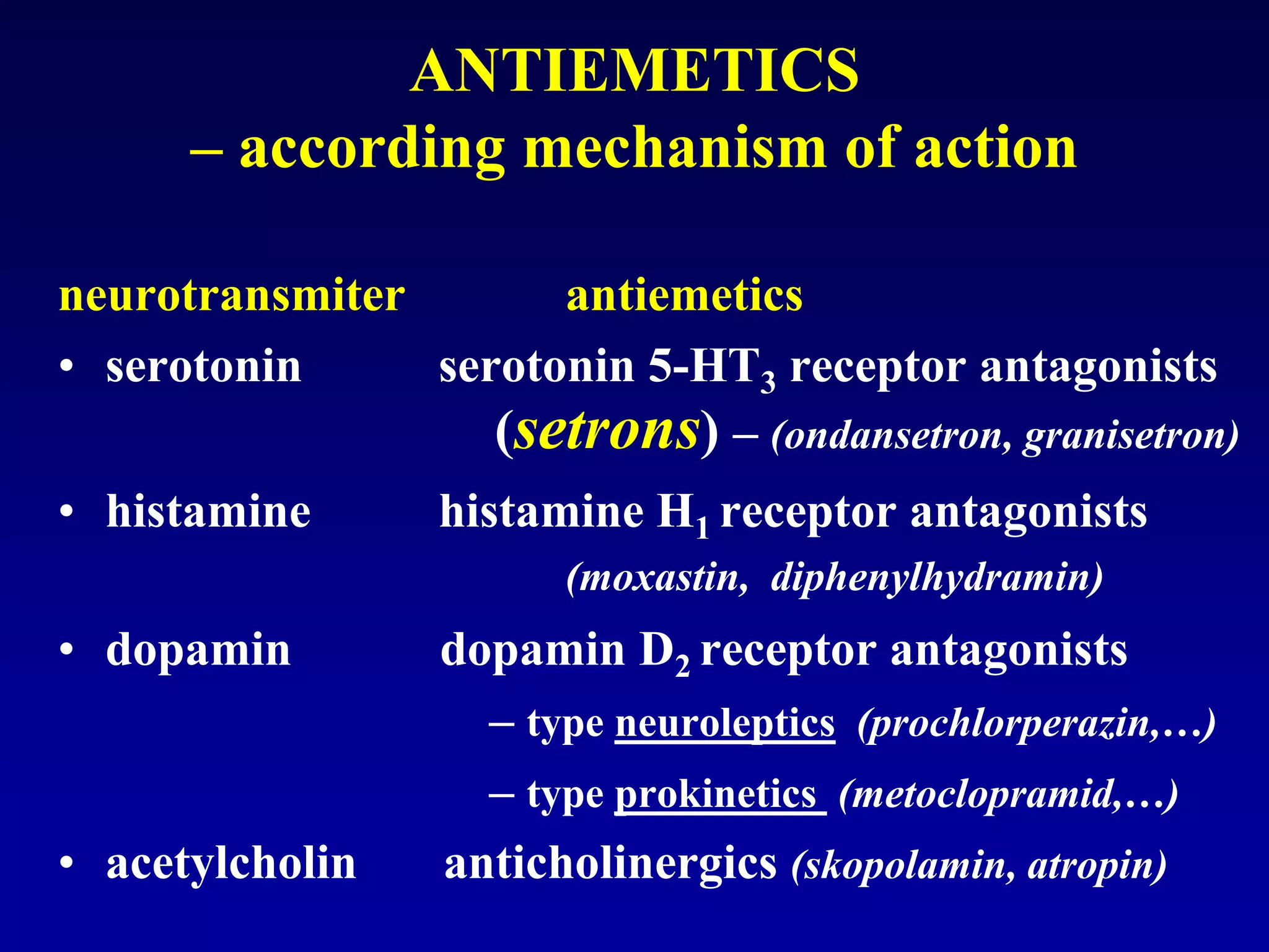 GIT pharmacology | PDF