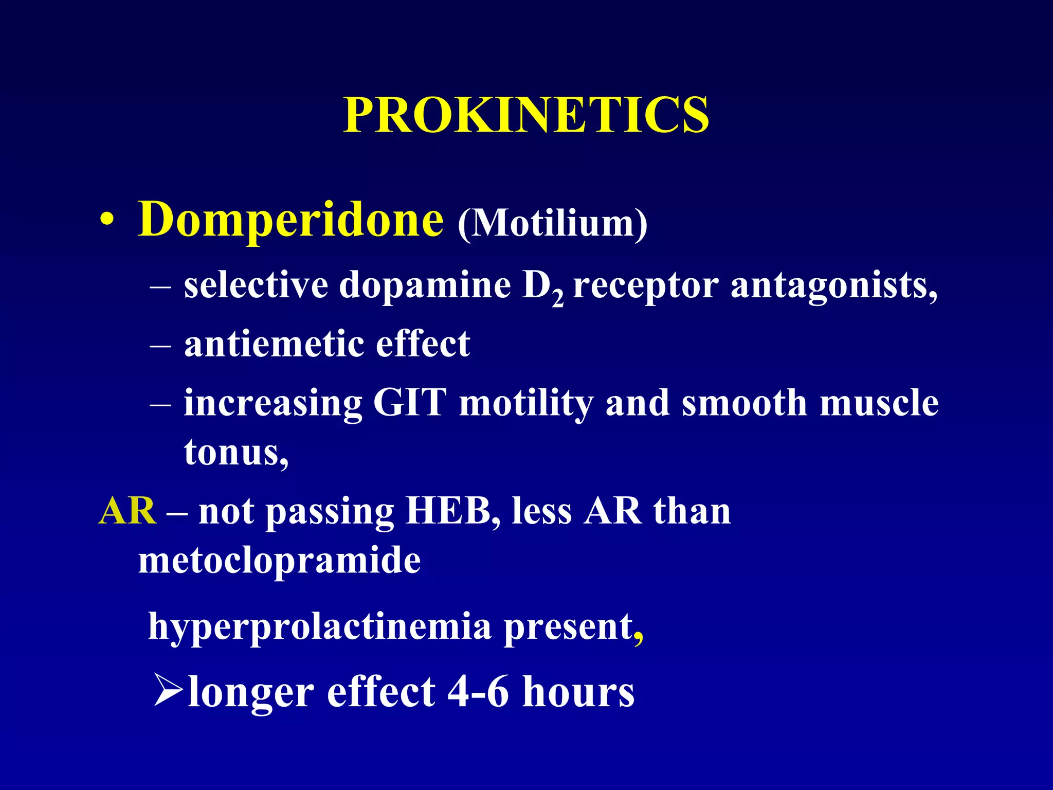 GIT pharmacology | PDF