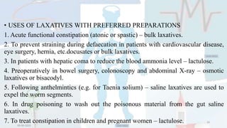 ANTI-DIARRHEALS DRUGS, DRUGS FOR CONSTIPATION, IRRITABLE BOWEL SYNDROME ...