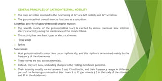 Gastrointestinal physiology for medical student | PPTX