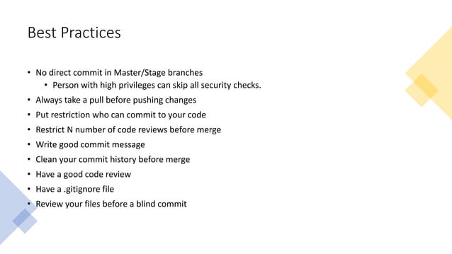 Learn Git - For Beginners and Intermediate levels | PPT