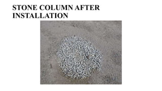 analysis of soil and suggested ground improvement techniques | PPT