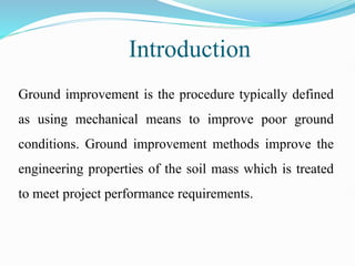 Ground Improvement Technique: Earth Reinforcement | PPTX