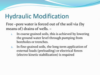 Ground Improvement Technique: Earth Reinforcement | PPTX