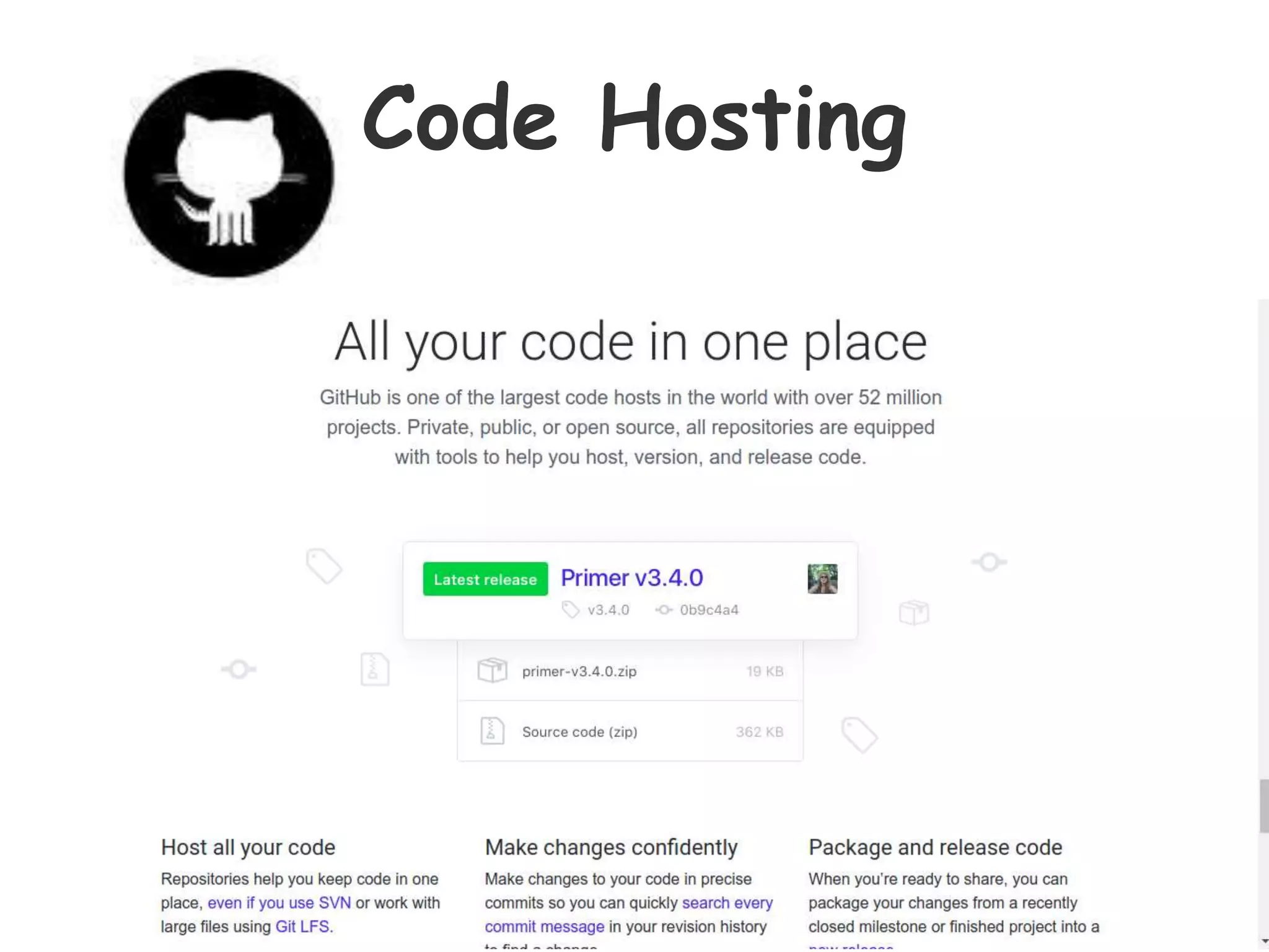 GitHub Features Presentation | PPTX
