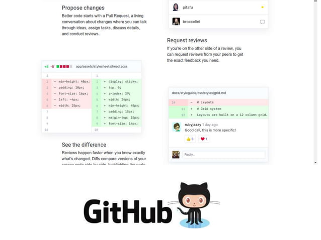 GitHub Features Presentation | PPTX