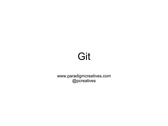 Learn Git Basics Ppt 1853