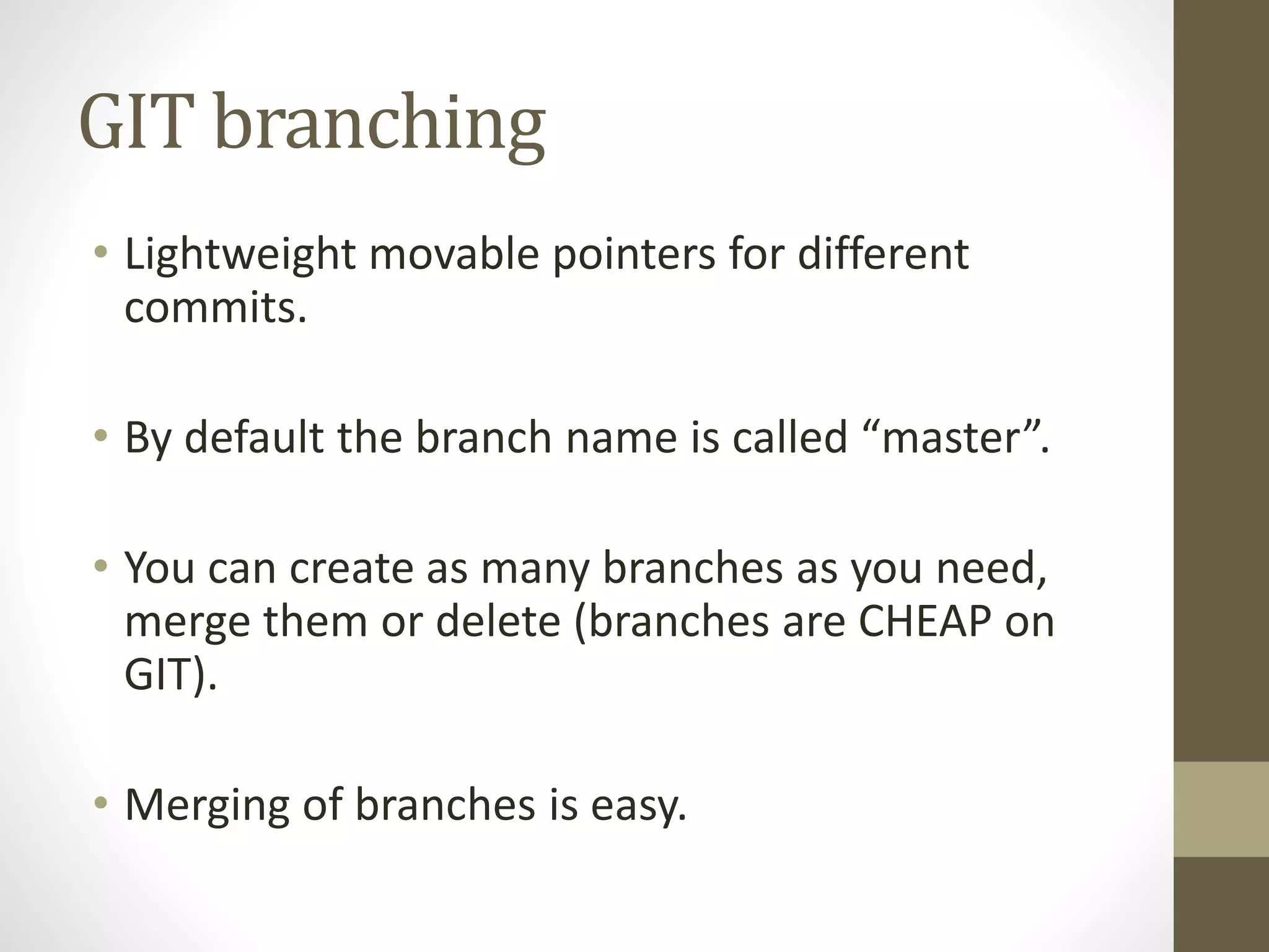 GIT presentation | PPTX
