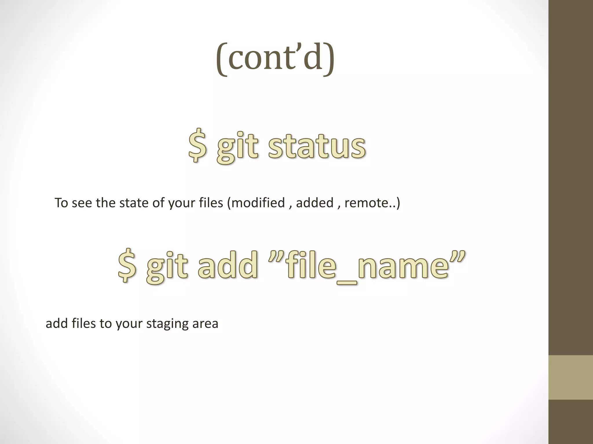 GIT presentation | PPTX