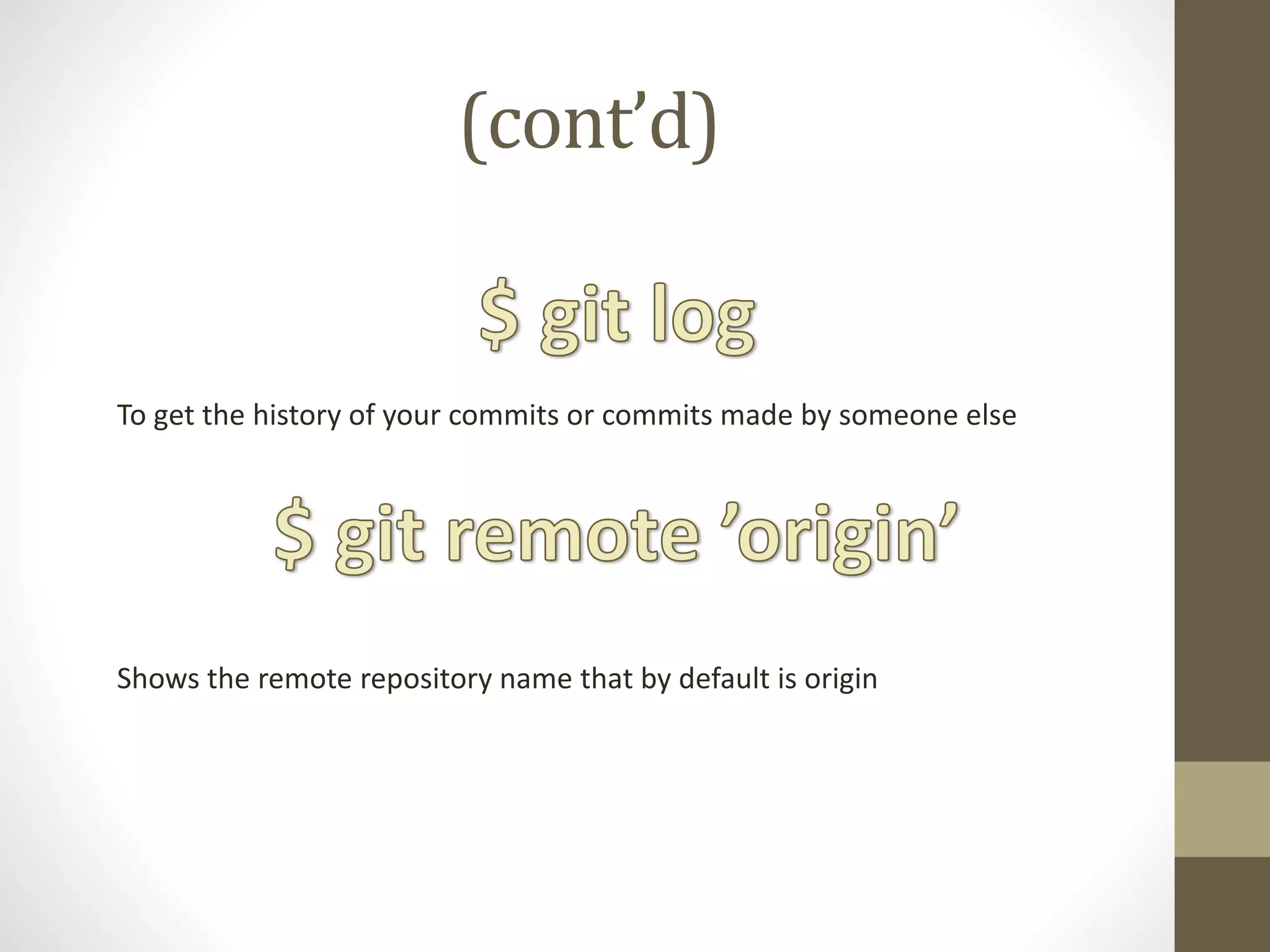 GIT presentation | PPTX