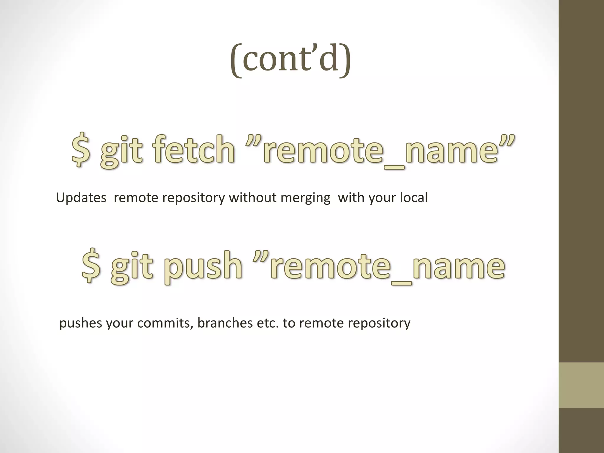 GIT presentation | PPTX