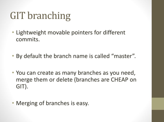 GIT presentation | PPTX