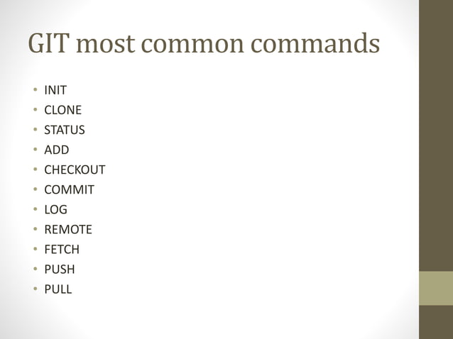 GIT presentation | PPTX